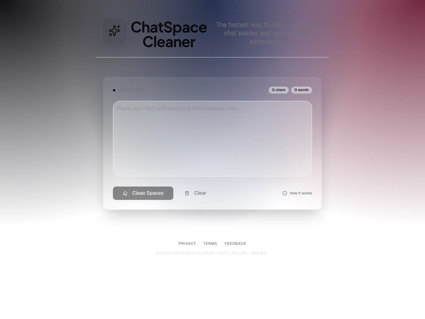 ChatSpace Cleaner