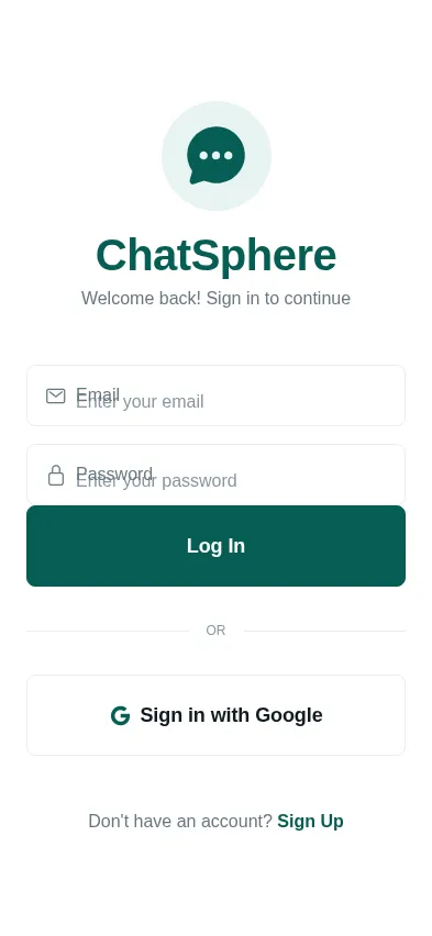 ChatSphere Messenger