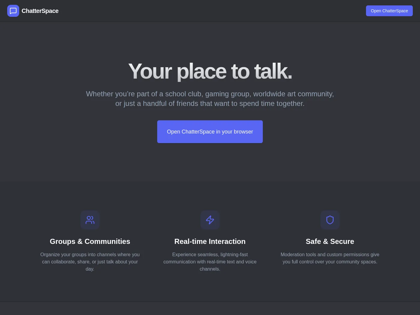 ChatterSpace