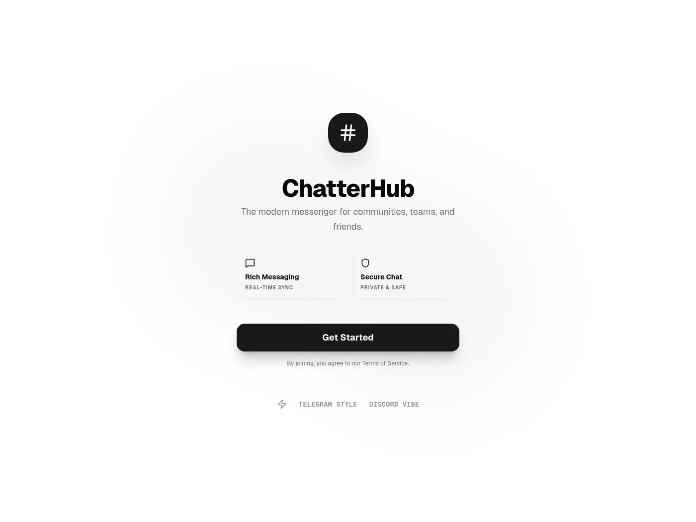 ChatterHub Messenger