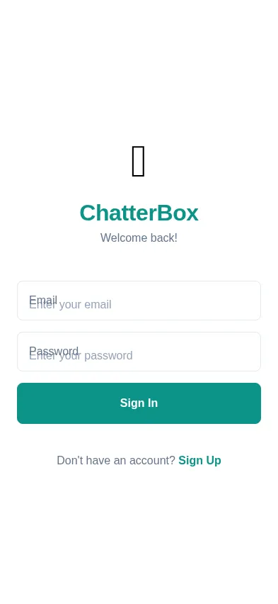 ChatterBox Messenger