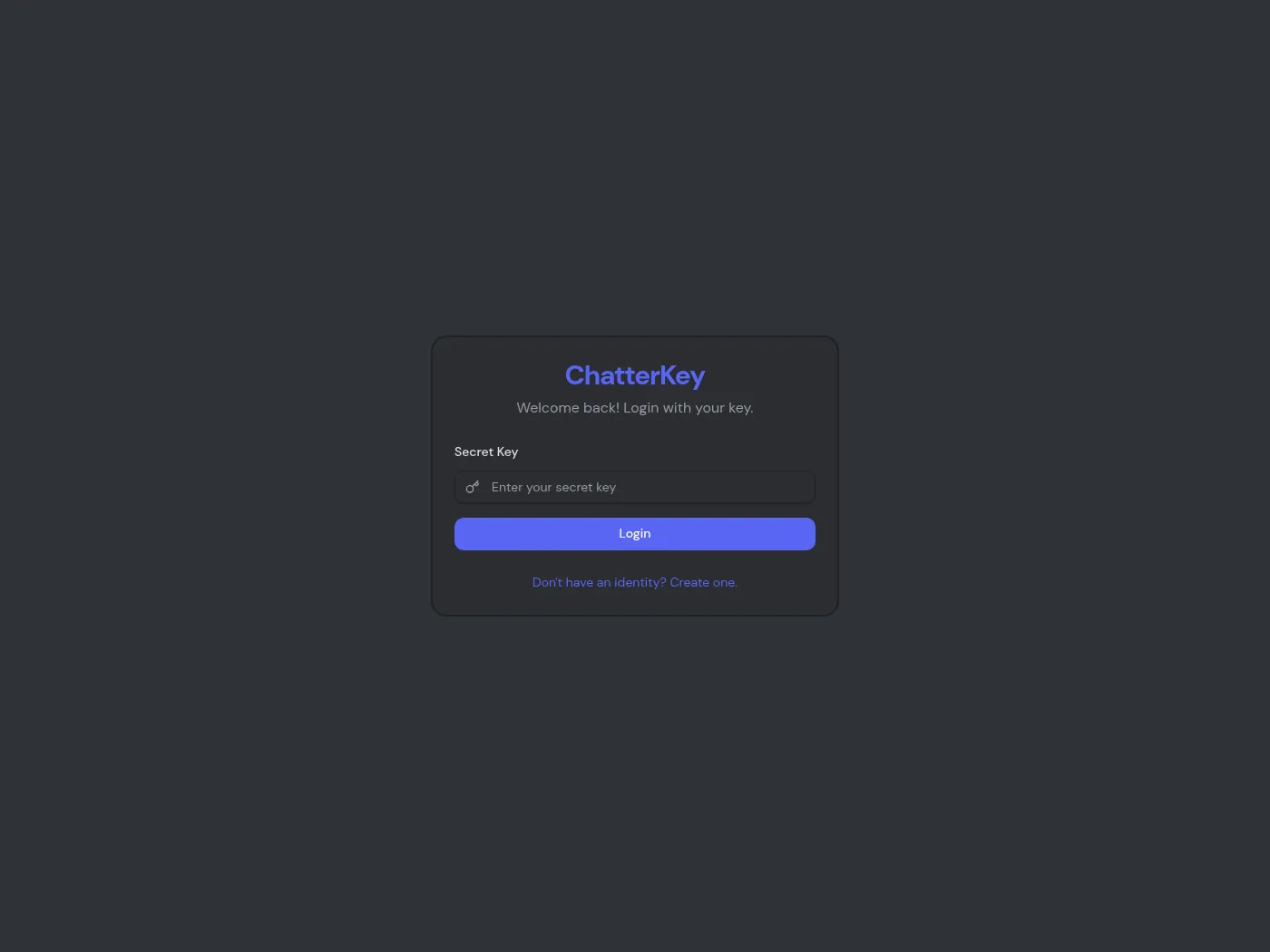 ChatterKey