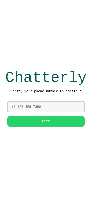Chatterly Mobile Messenger