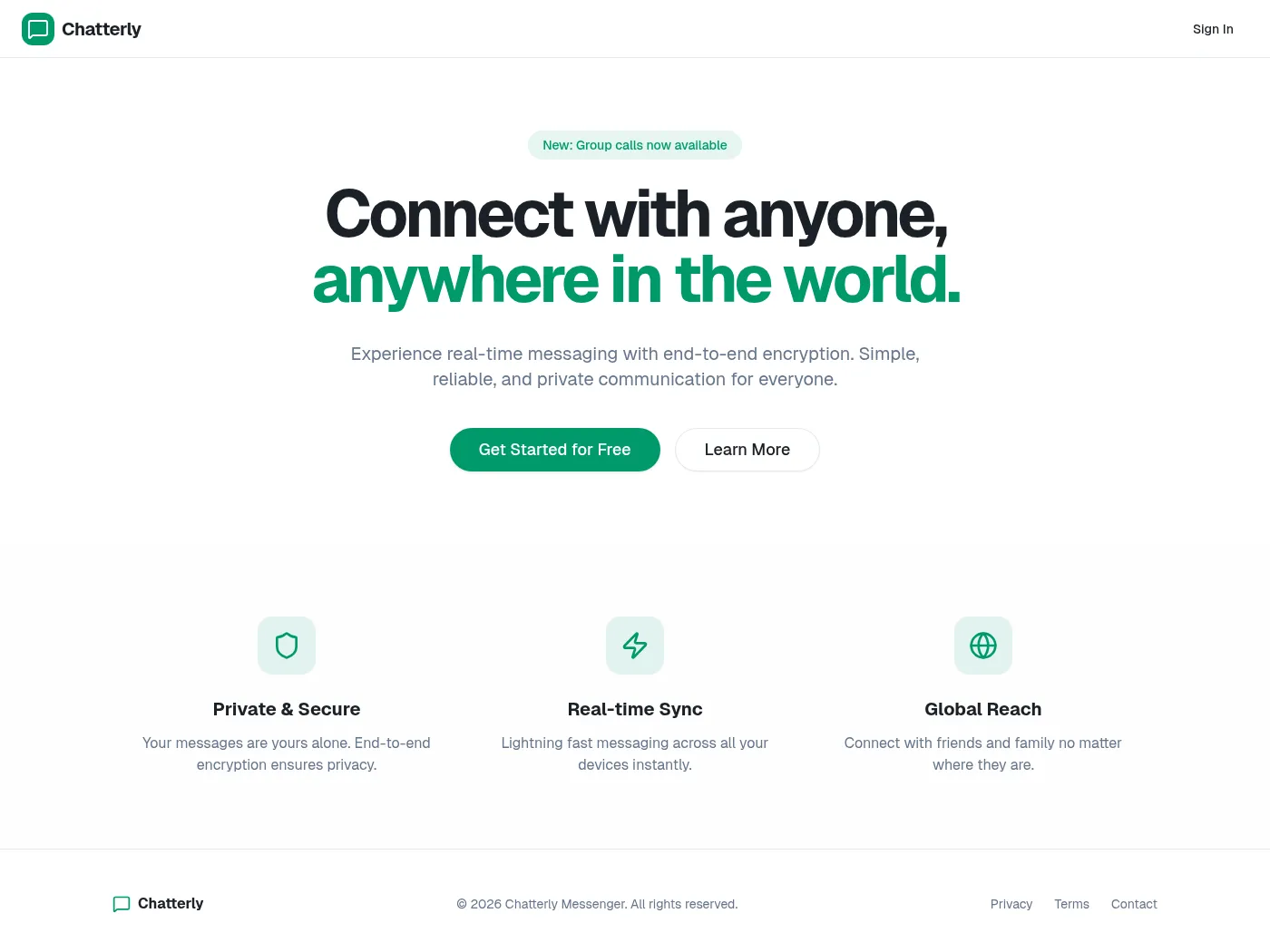 Chatterly Messenger