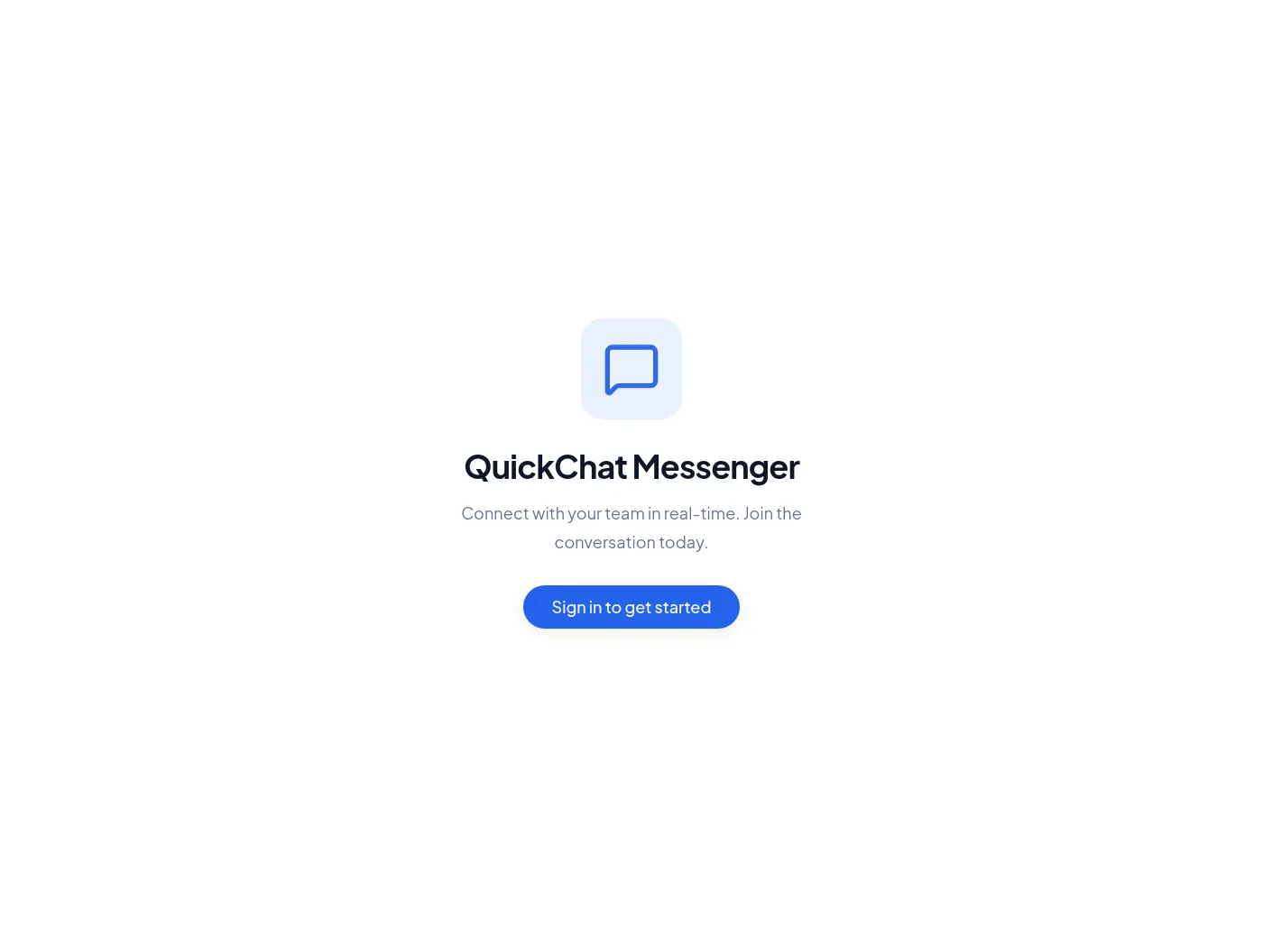 QuickChat Messenger
