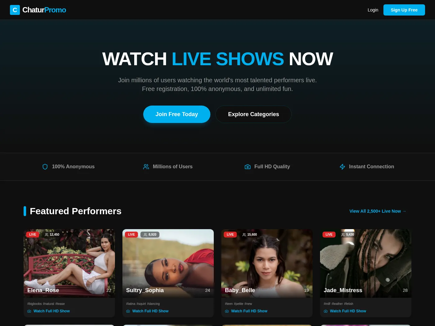 ChaturPromo Landing Page