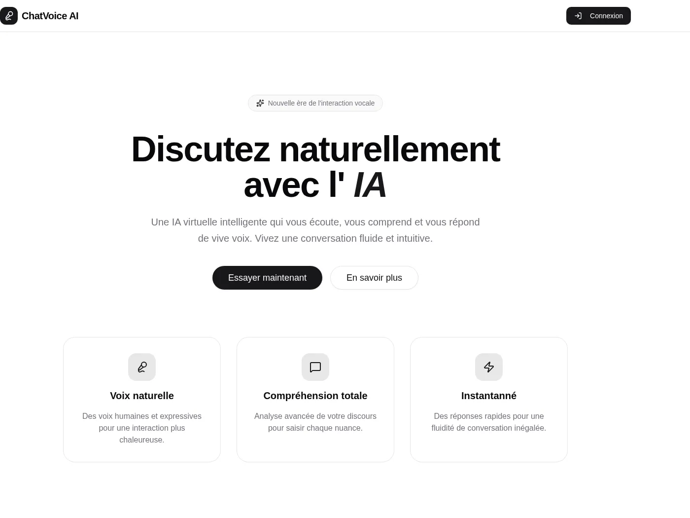 ChatVoice AI Assistant