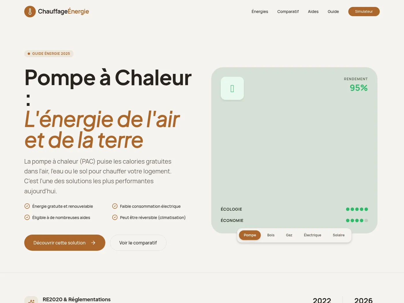 Chauffage Énergie Guide