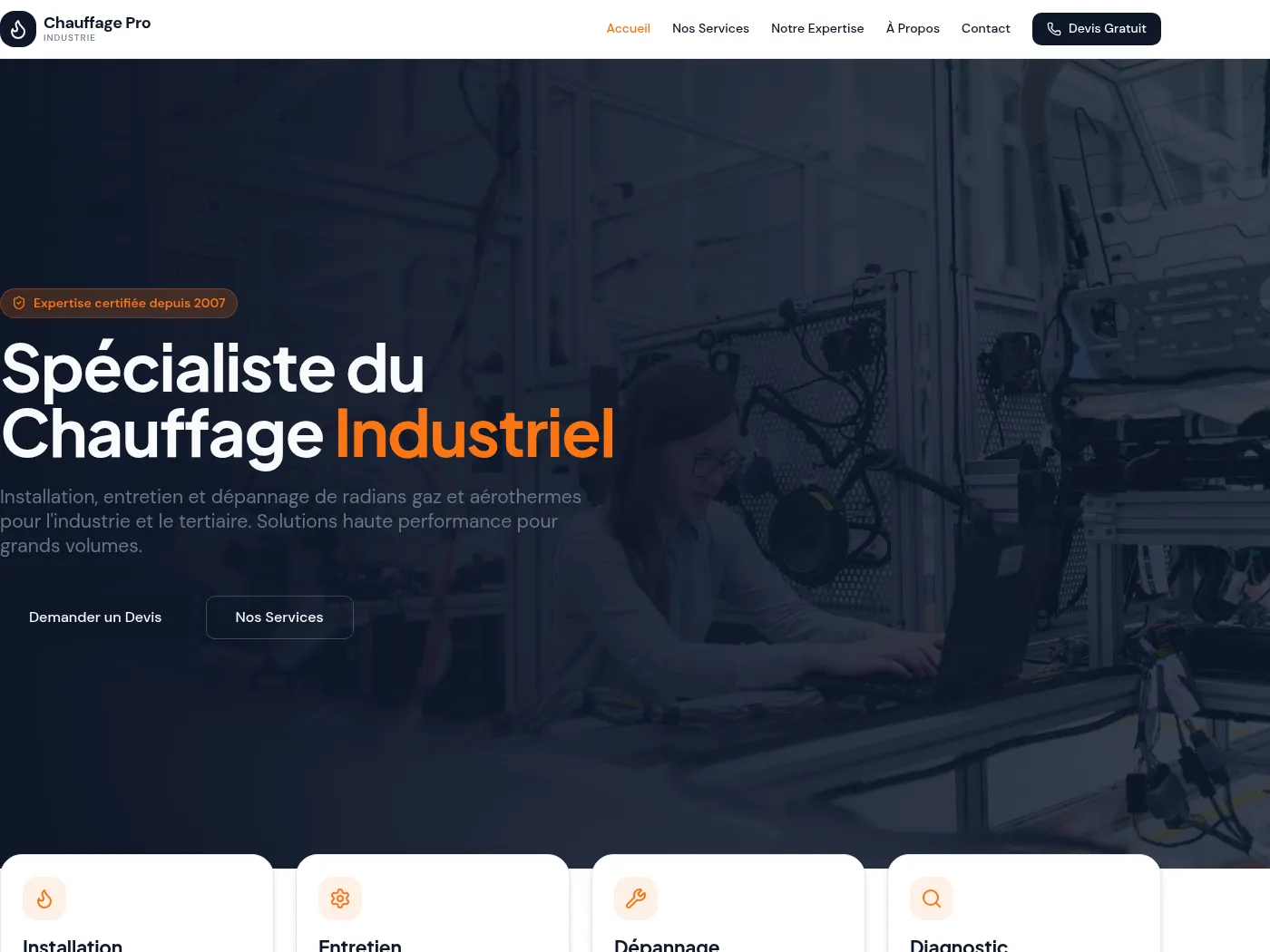 Chauffage Pro Industrie