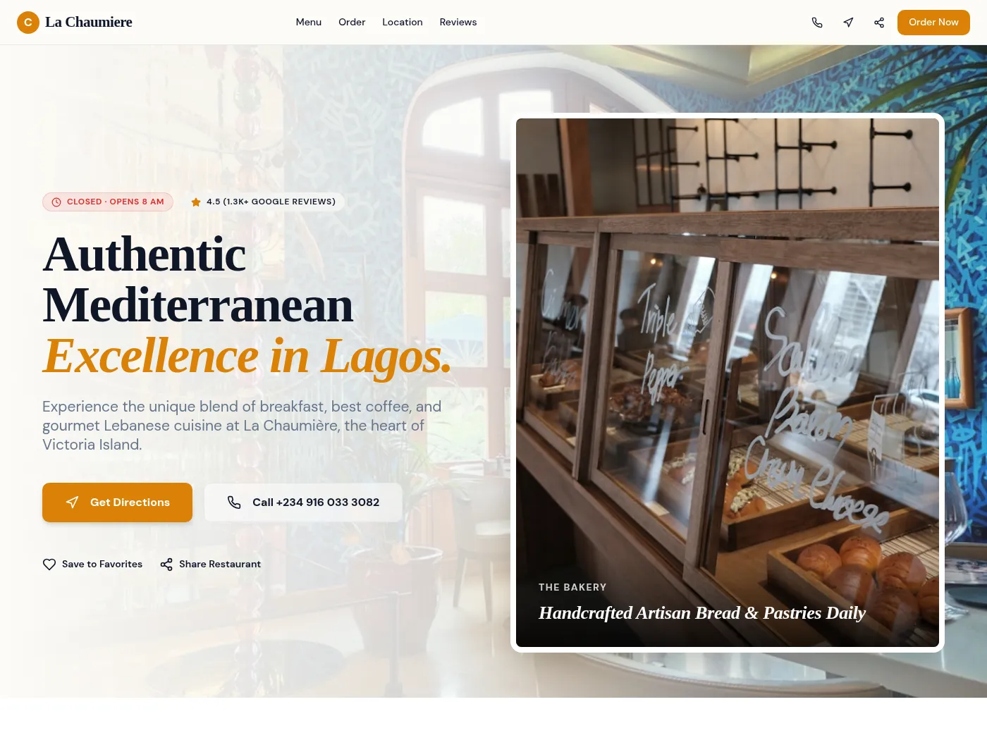 Chaumiere Restaurant Hub
