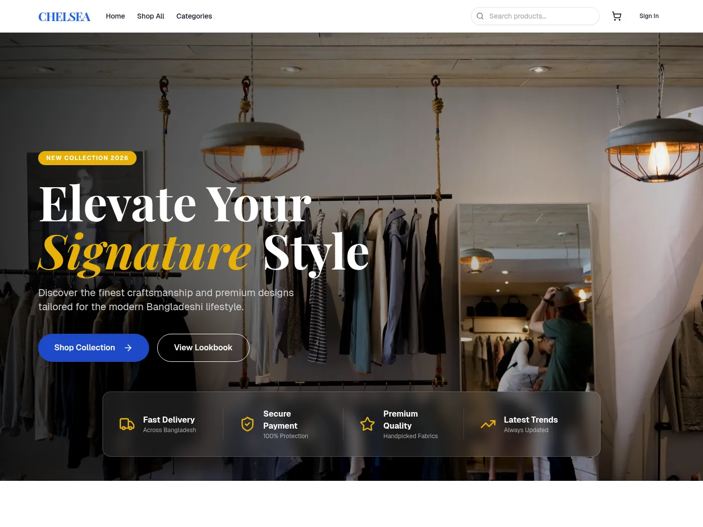 Chelsea Store Website