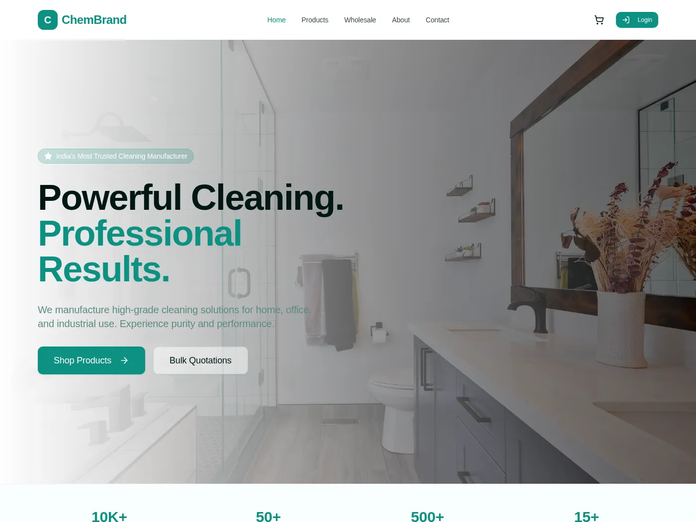 ChemBrand Commerce Portal