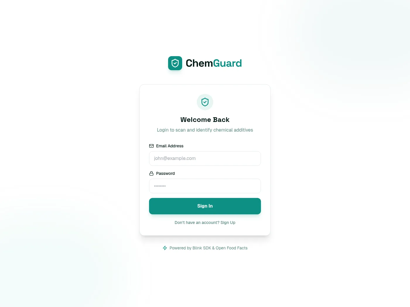 ChemGuard Discovery App
