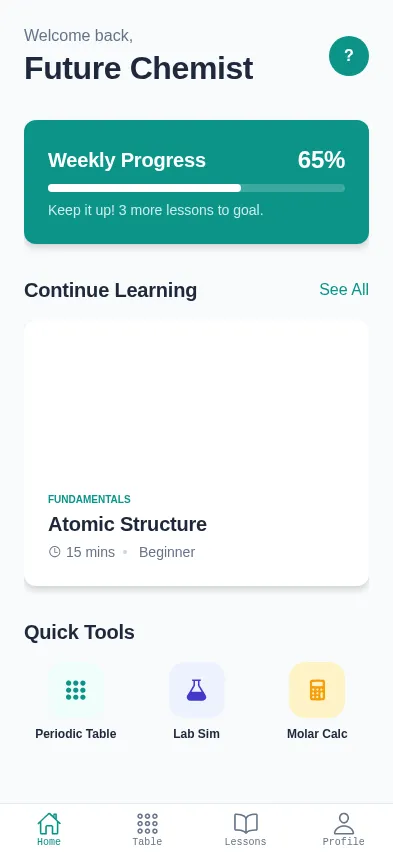 Chemistry Learner Mobile