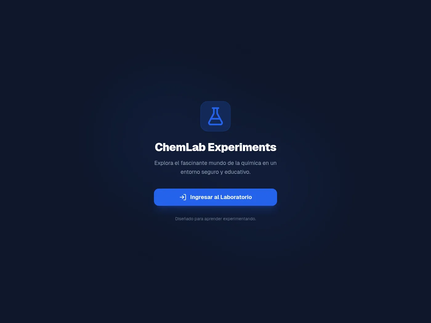 ChemLab Experiments App