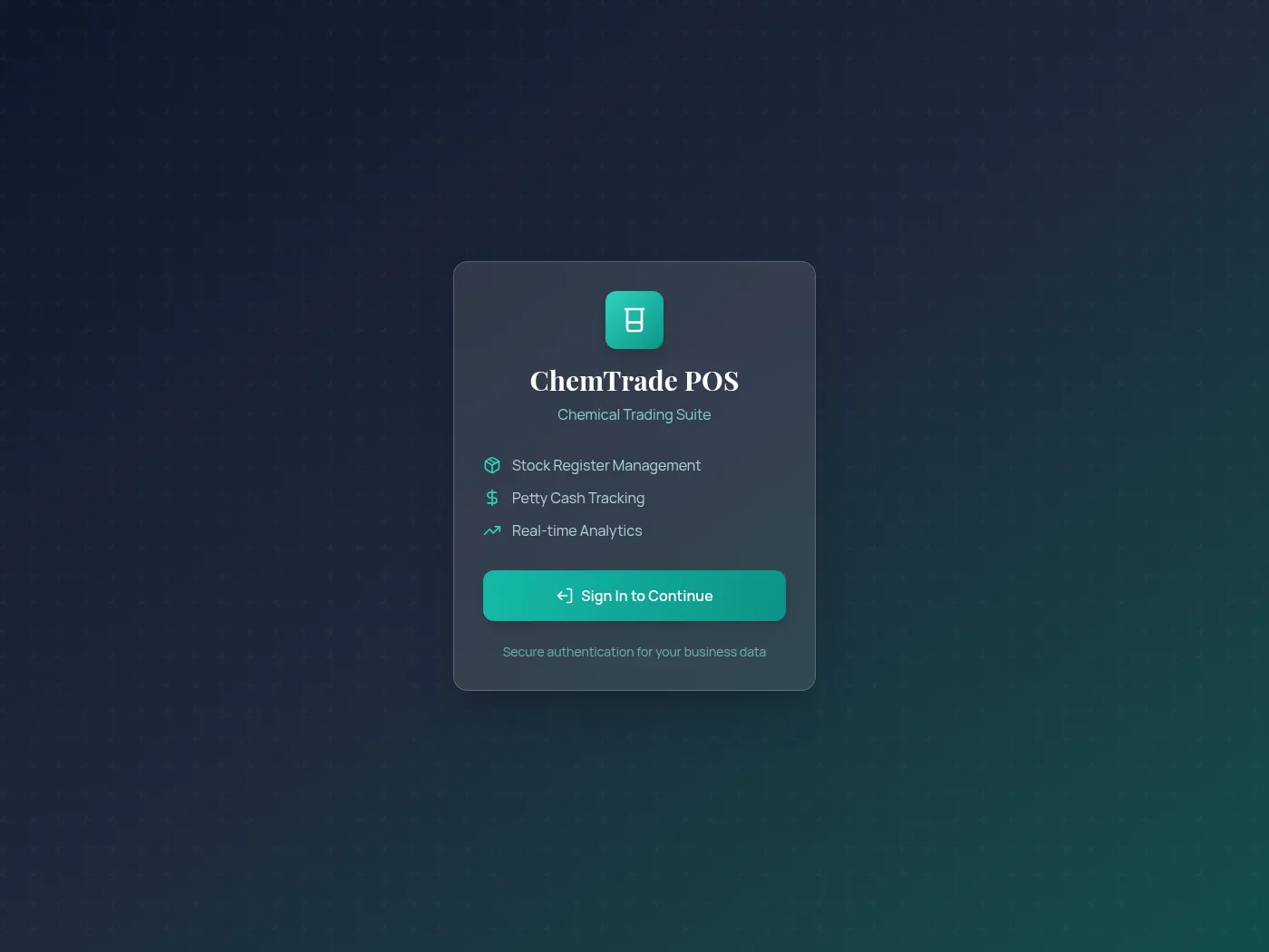 ChemTrade POS Suite