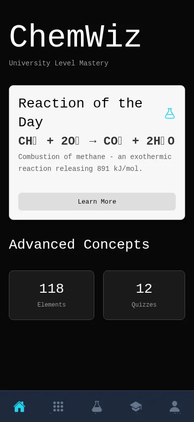 ChemWiz App
