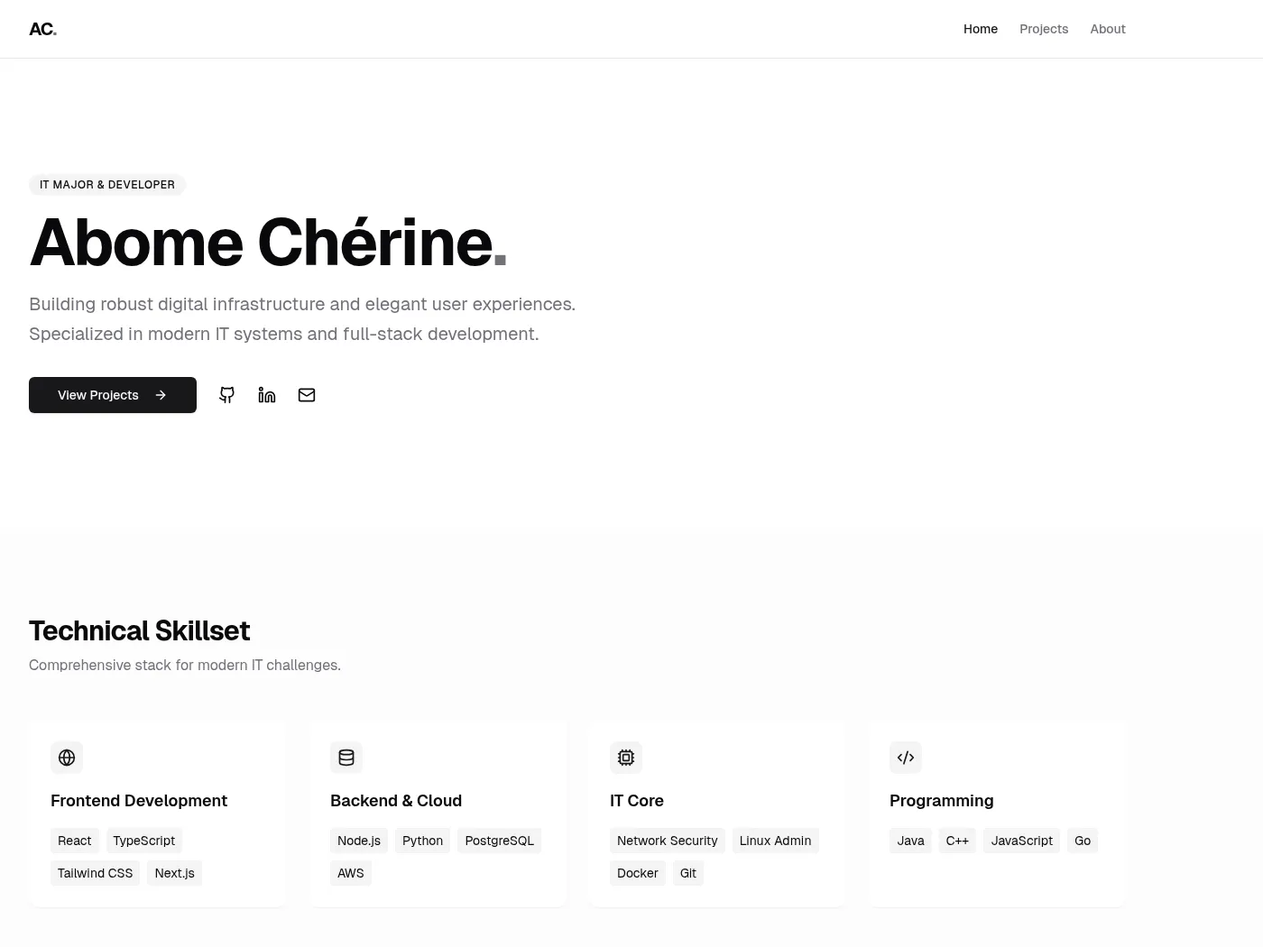 Cherine's IT Portfolio