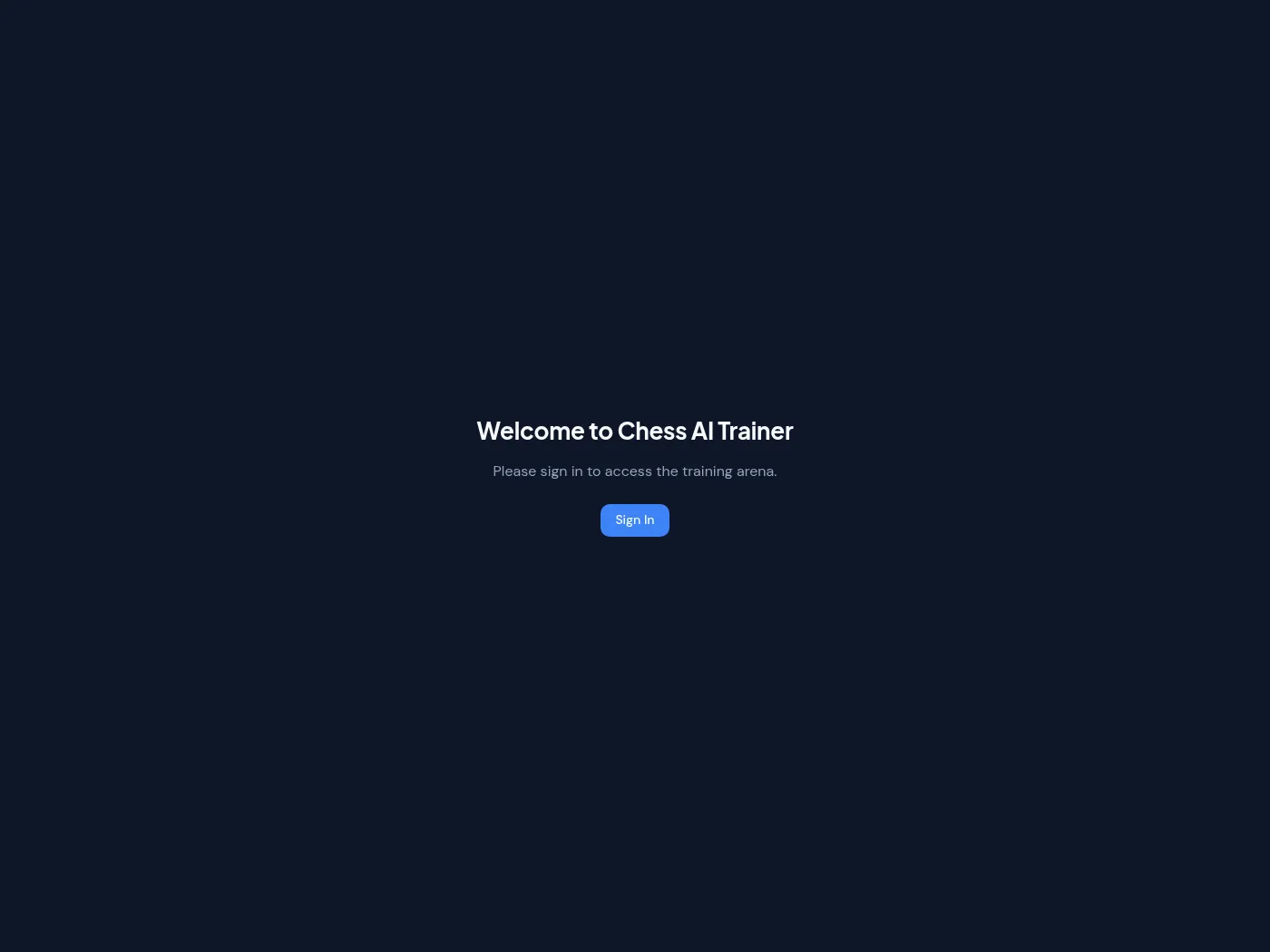 Chess AI Trainer