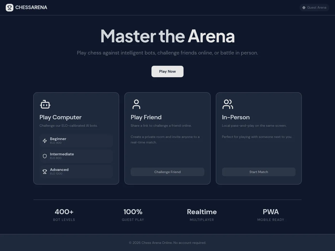 Chess Arena Online