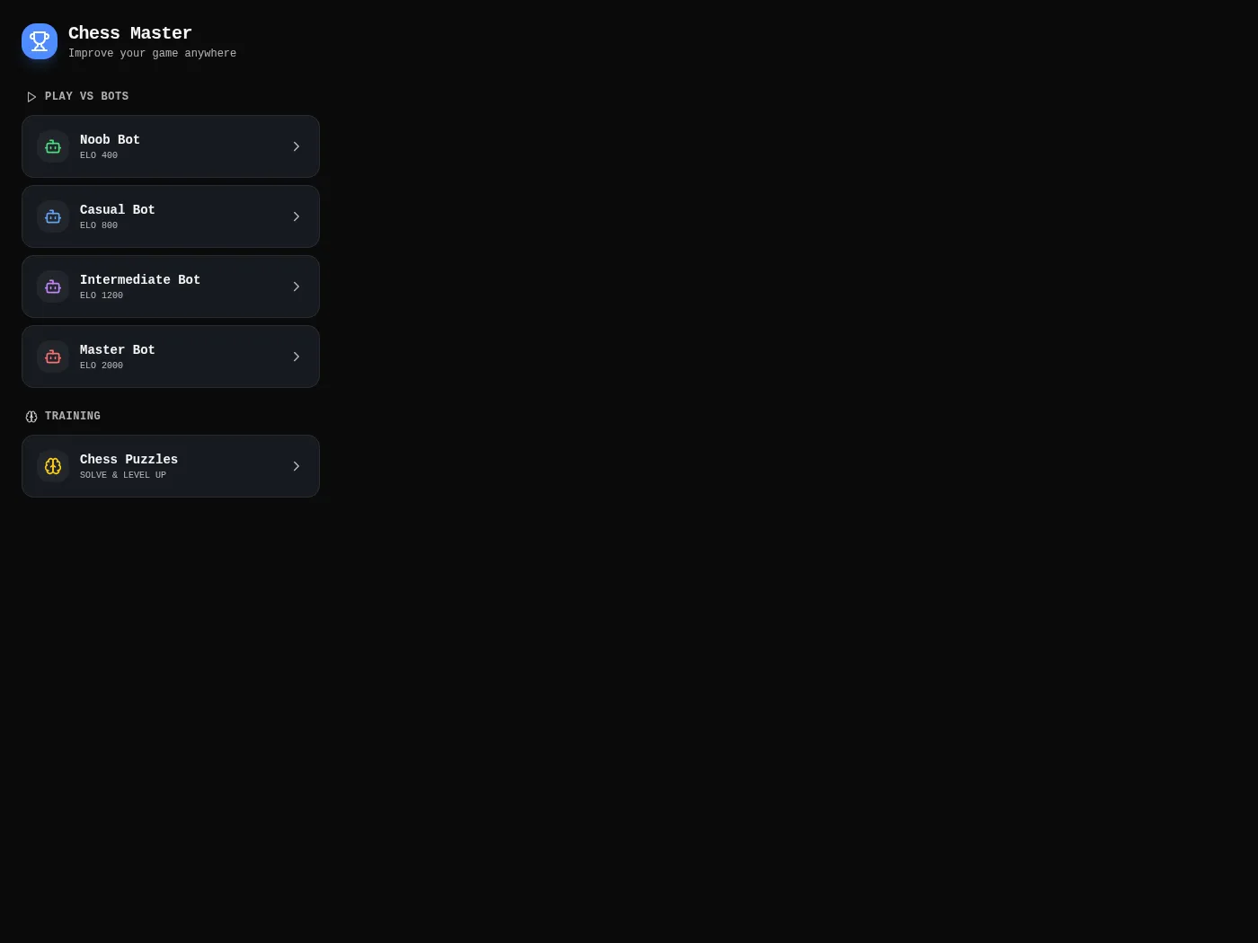 Chess Master Extension