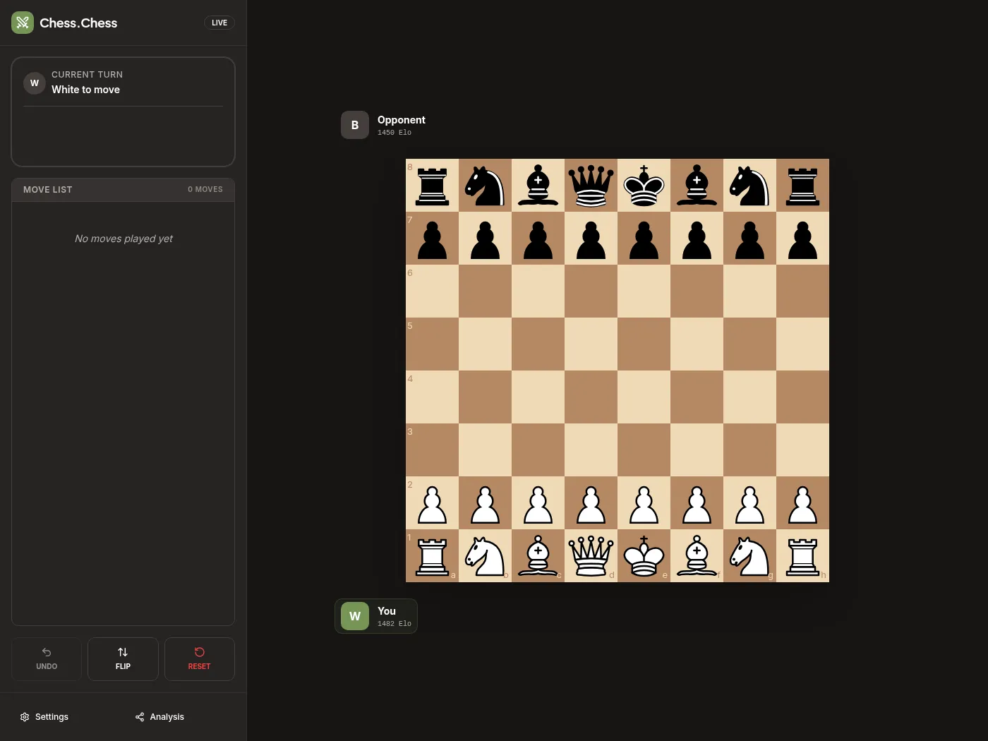 Chess.Chess Web Platform