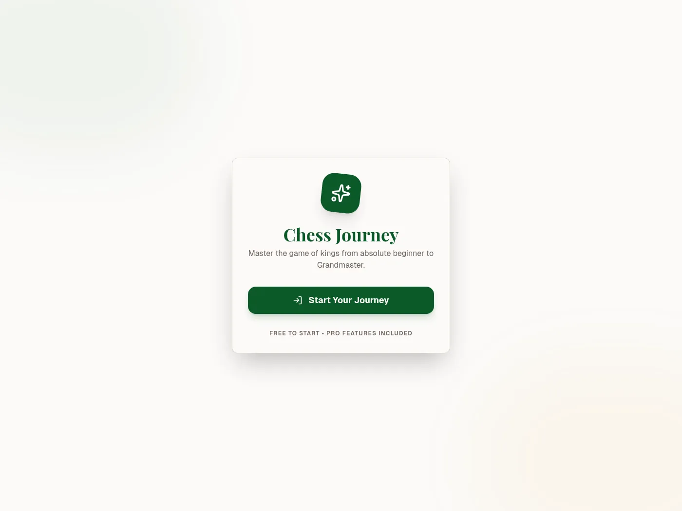 Chess Journey Coach