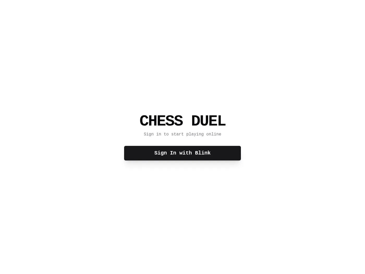 Chess Duel