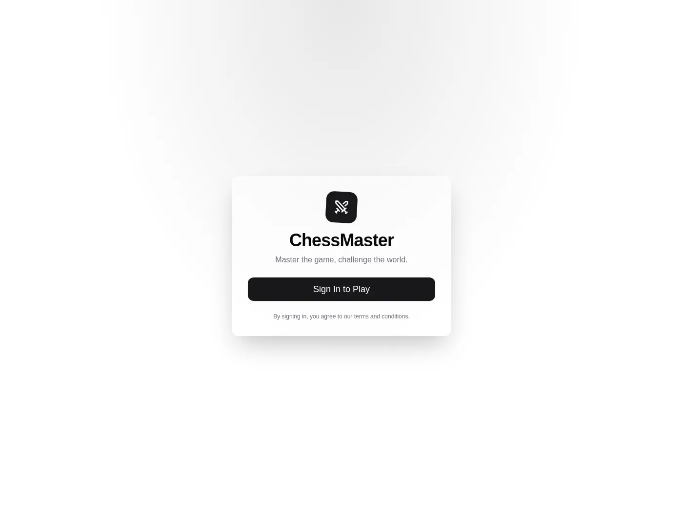 ChessMaster App