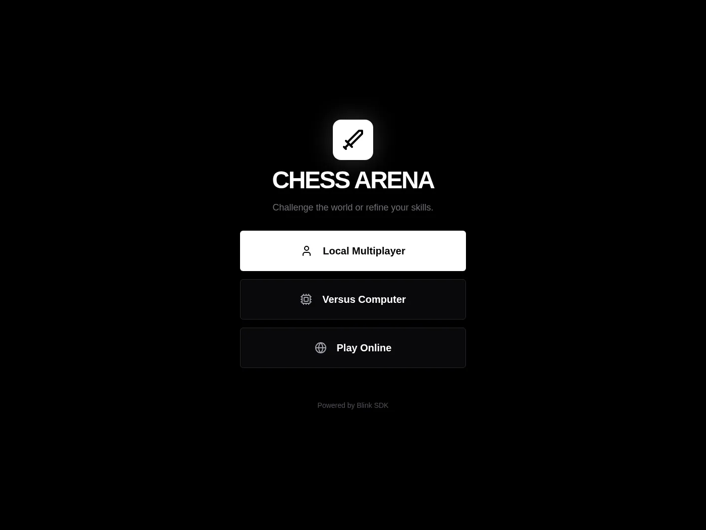 Chess Game Arena