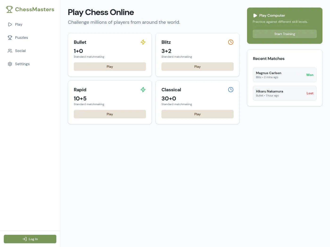 ChessMasters Online