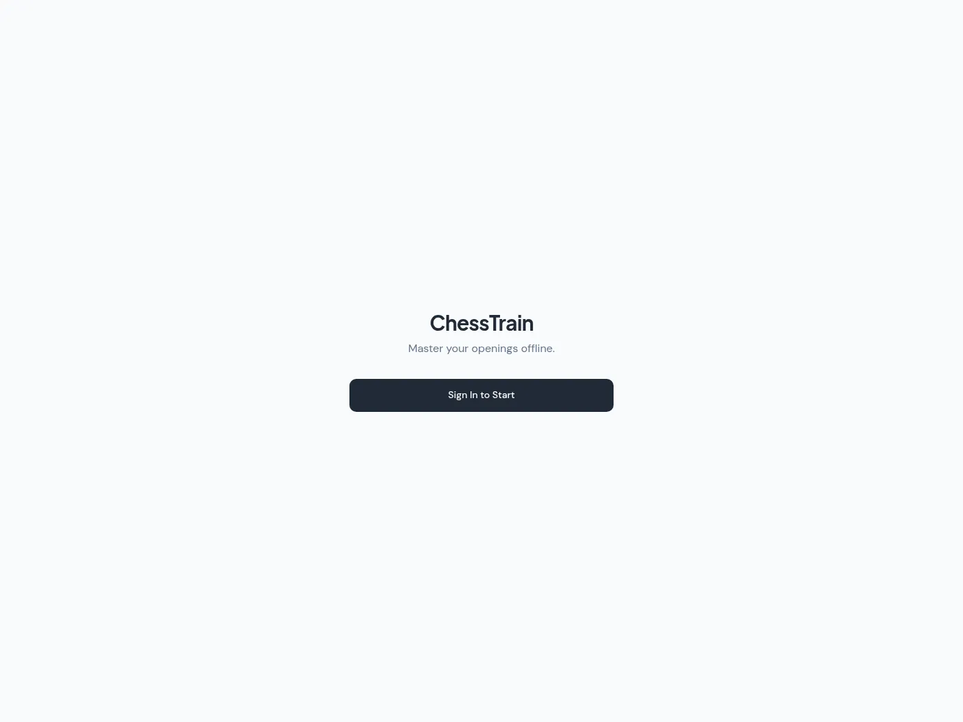 Chess Opening Trainer