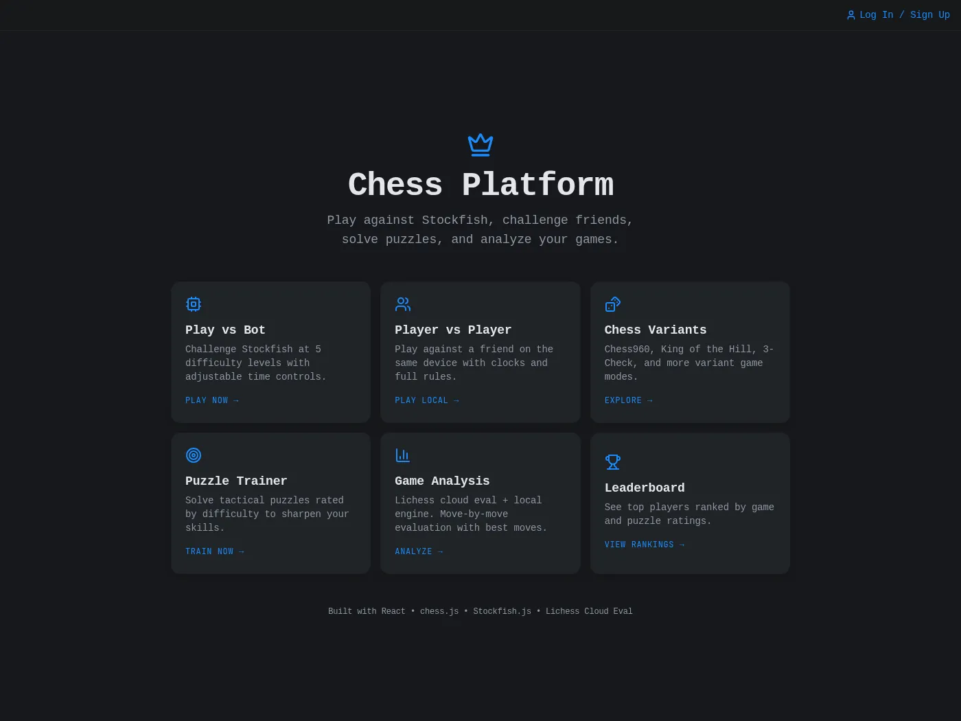 Chess Platform