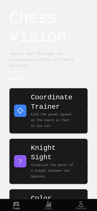 Chess Vision Trainer