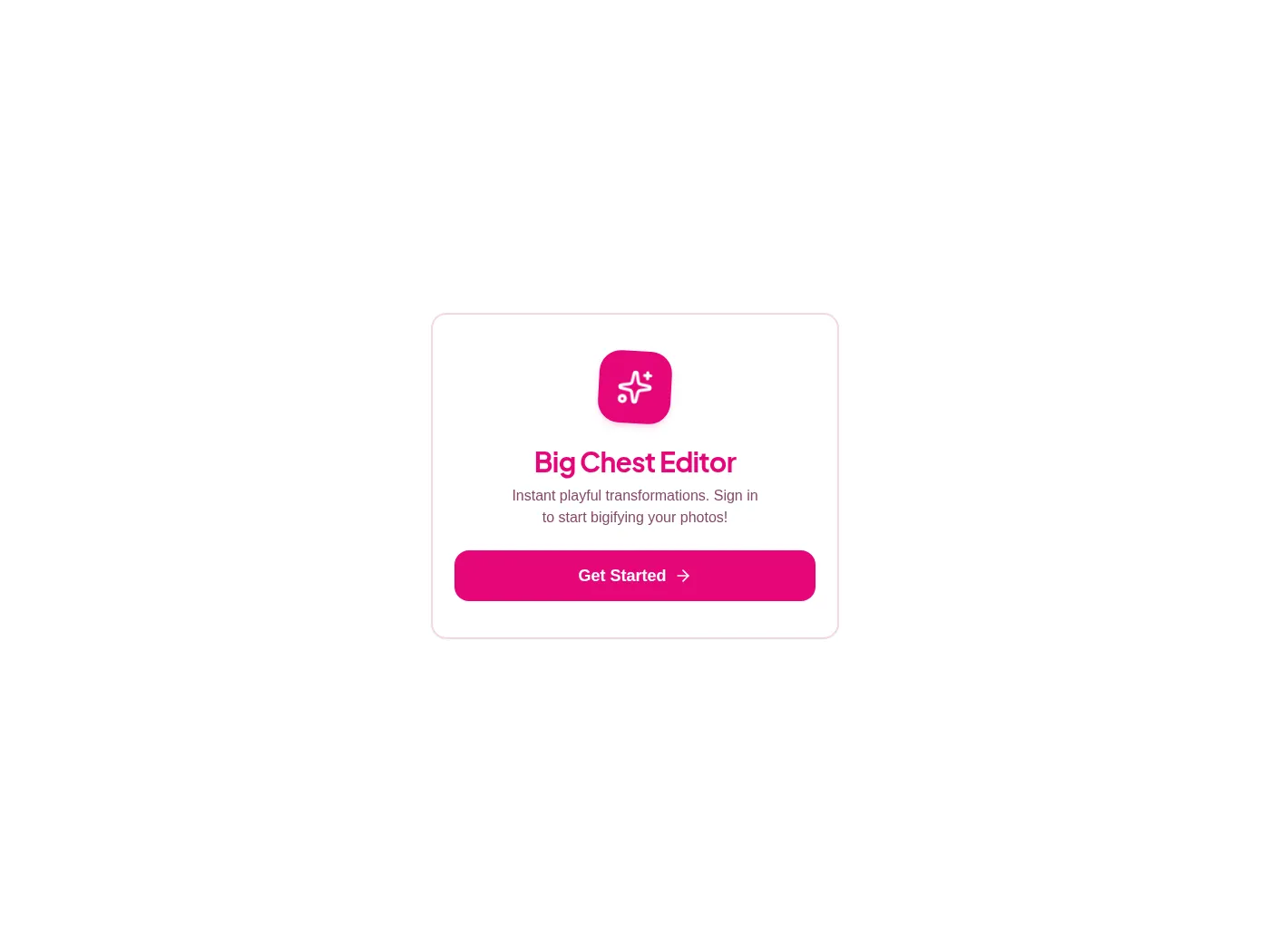 Big Chest Photo Editor