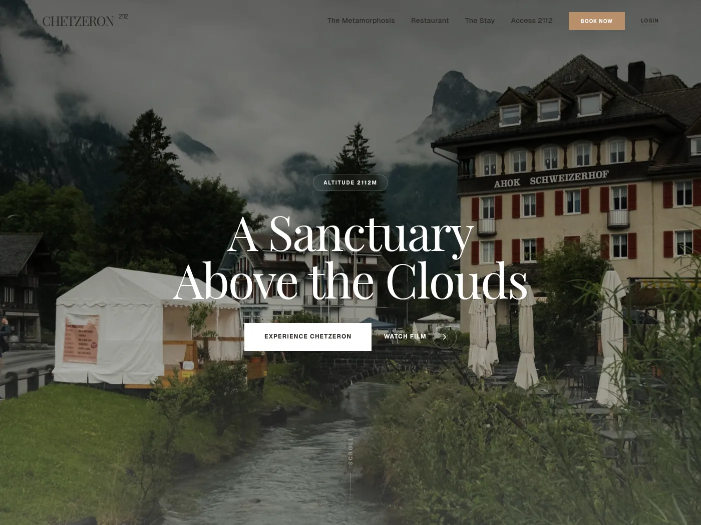 Chetzeron 2112 Crans Website