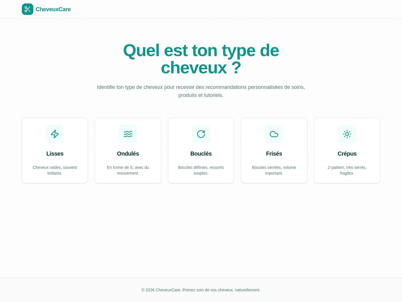 CheveuxCare Web App