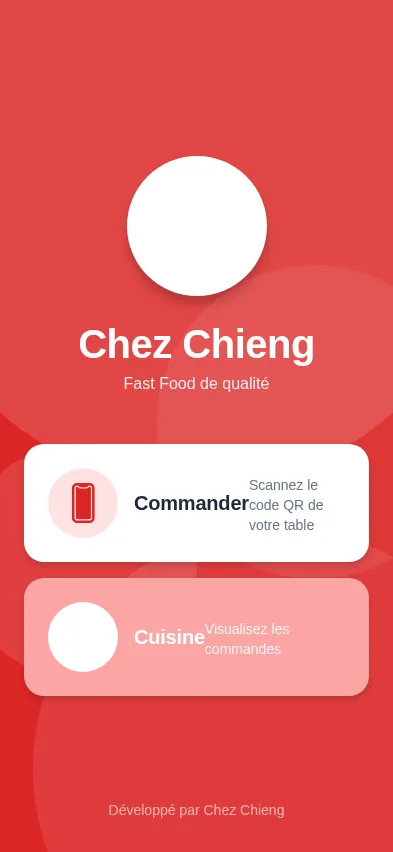 Chez Chieng Fast Food App