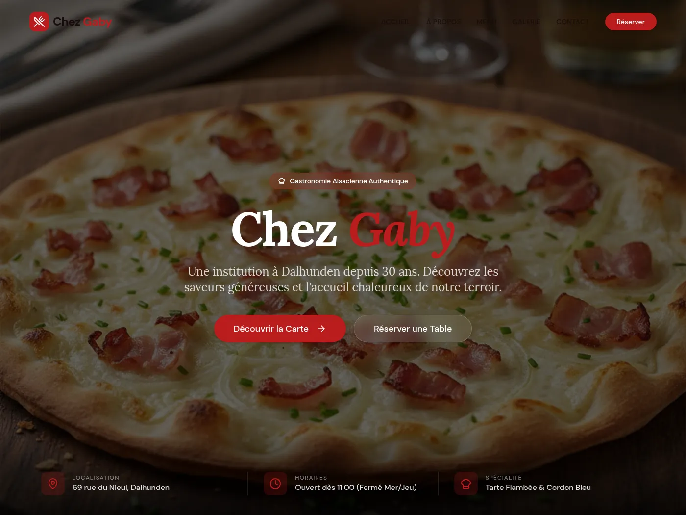 Chez Gaby Restaurant Site