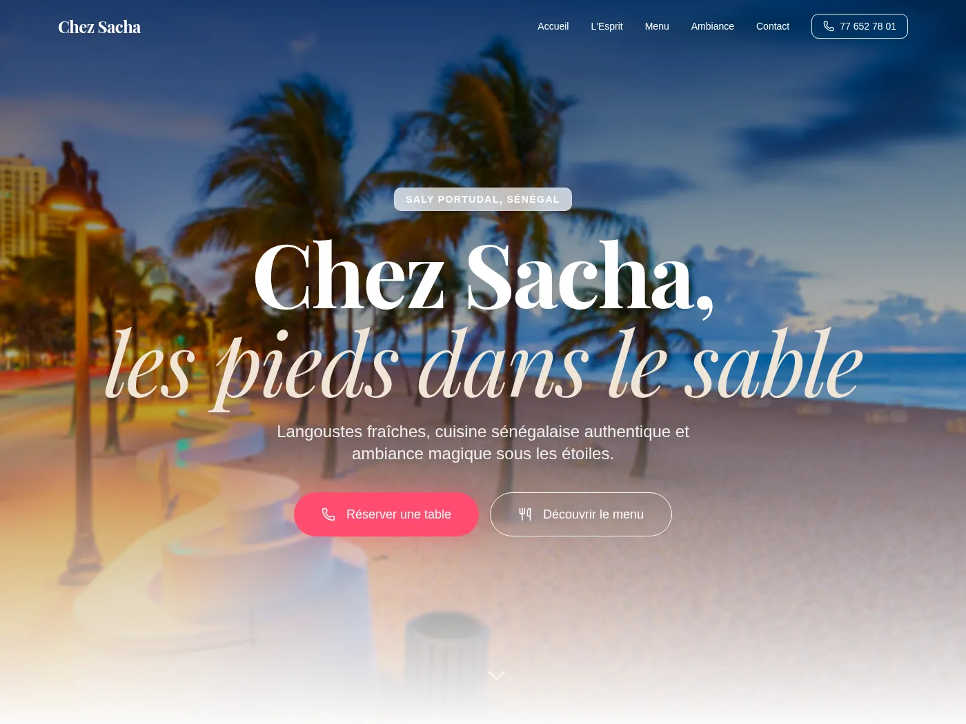 Chez Sacha Beach Dining