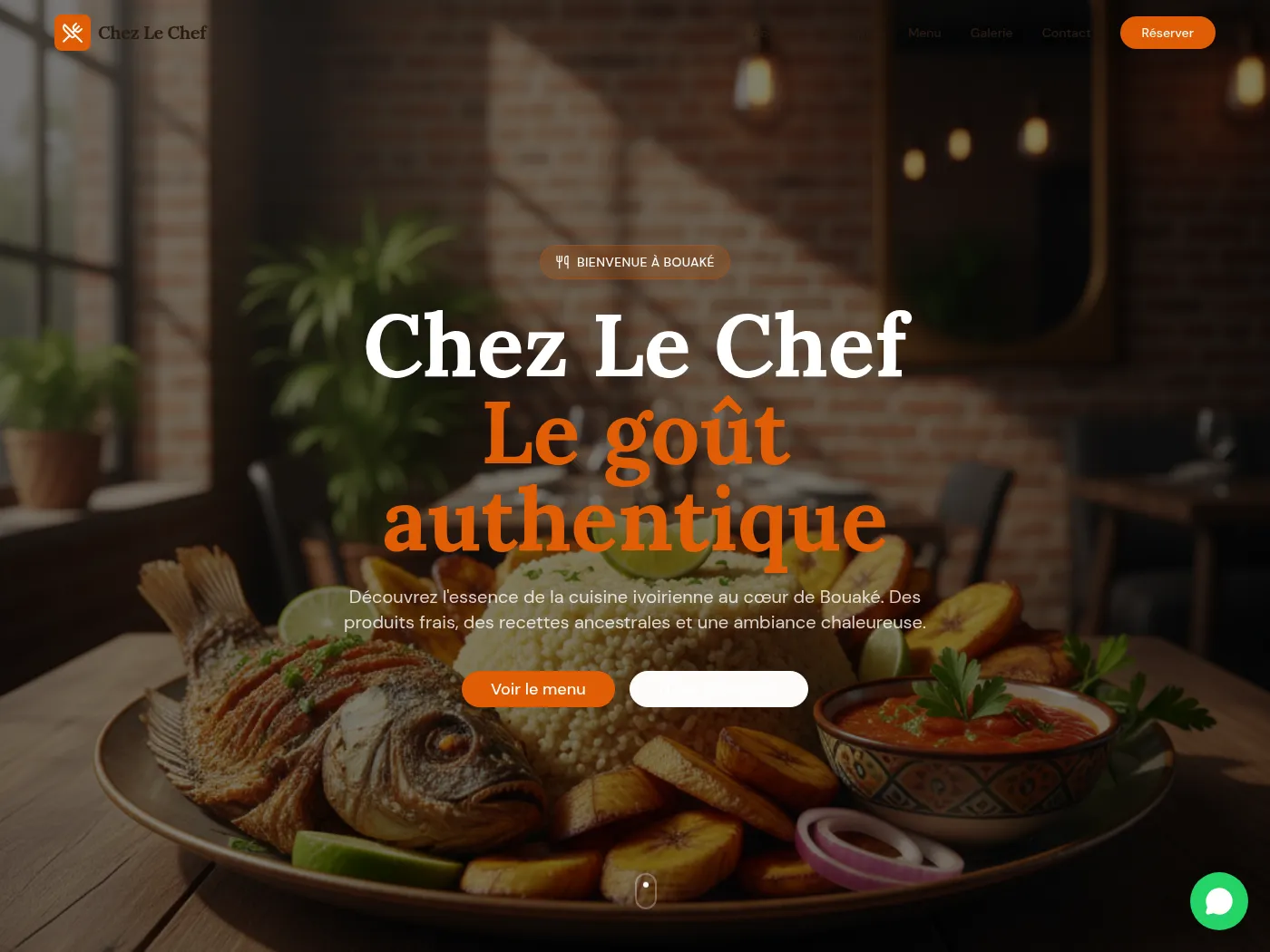 Chez Le Chef Website