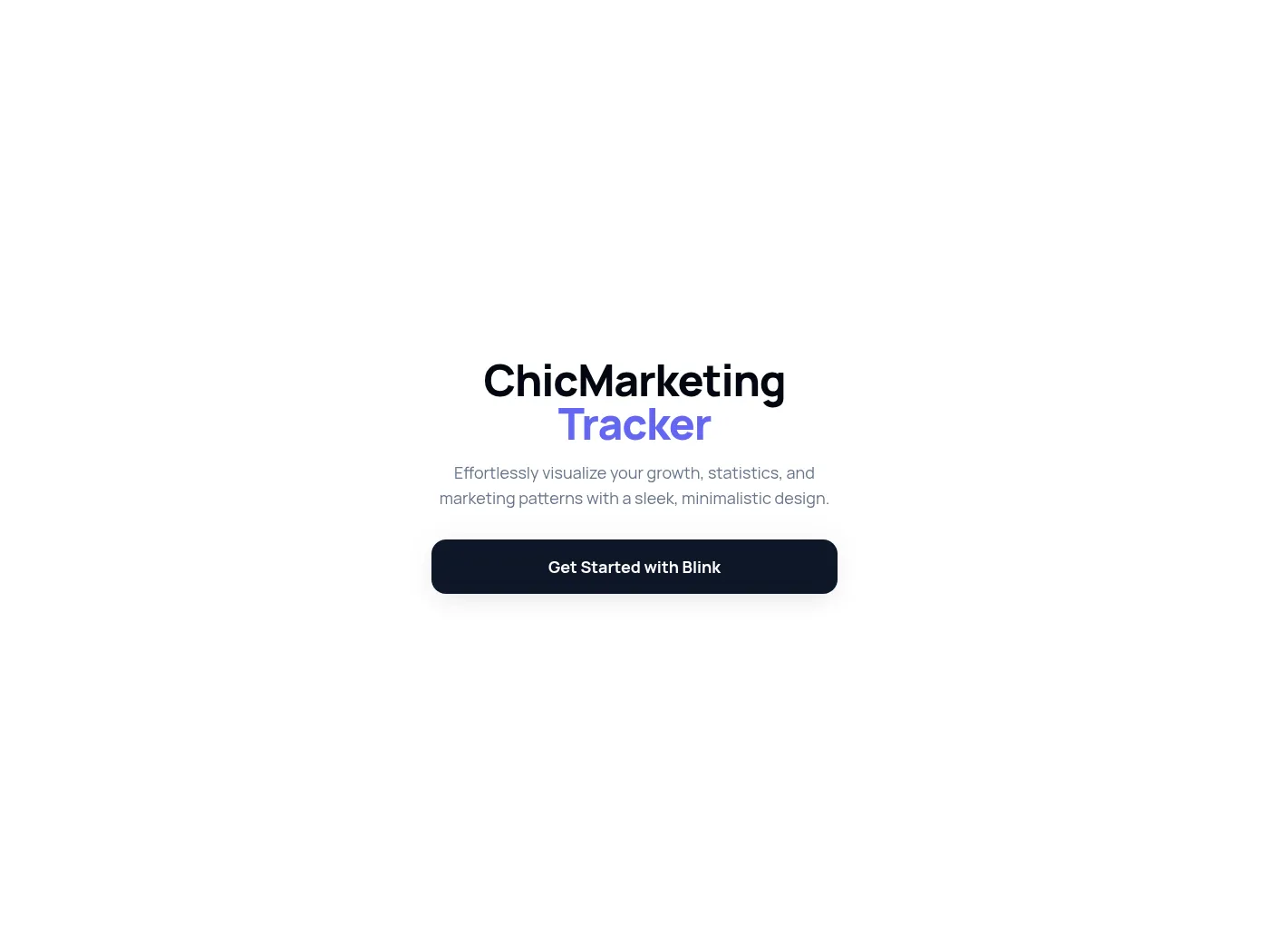 ChicMarketing Tracker