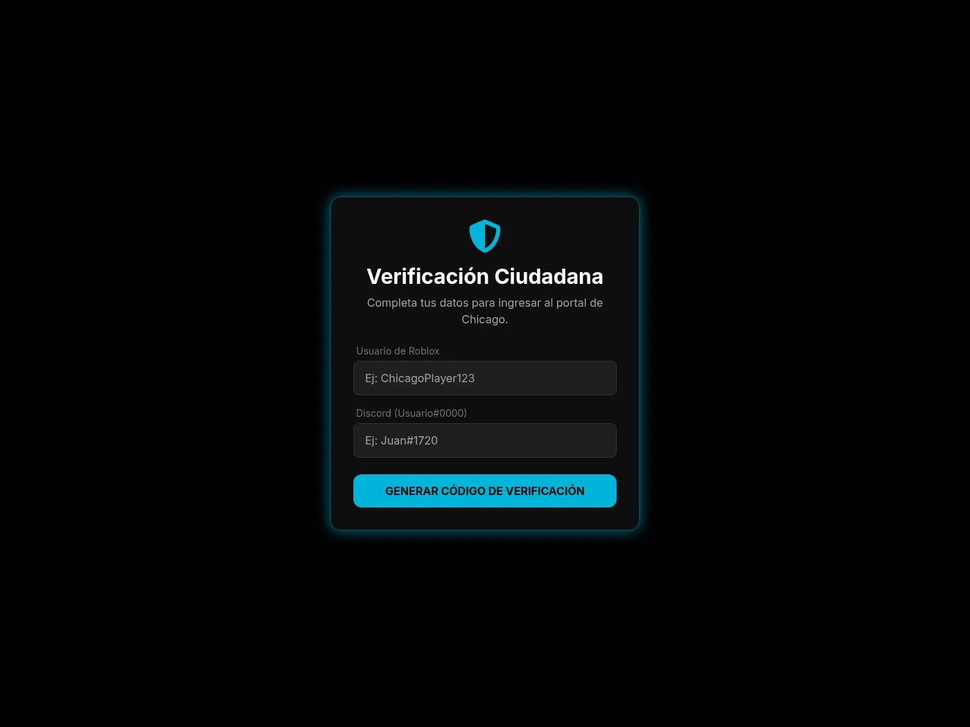 Chicago RP Portal