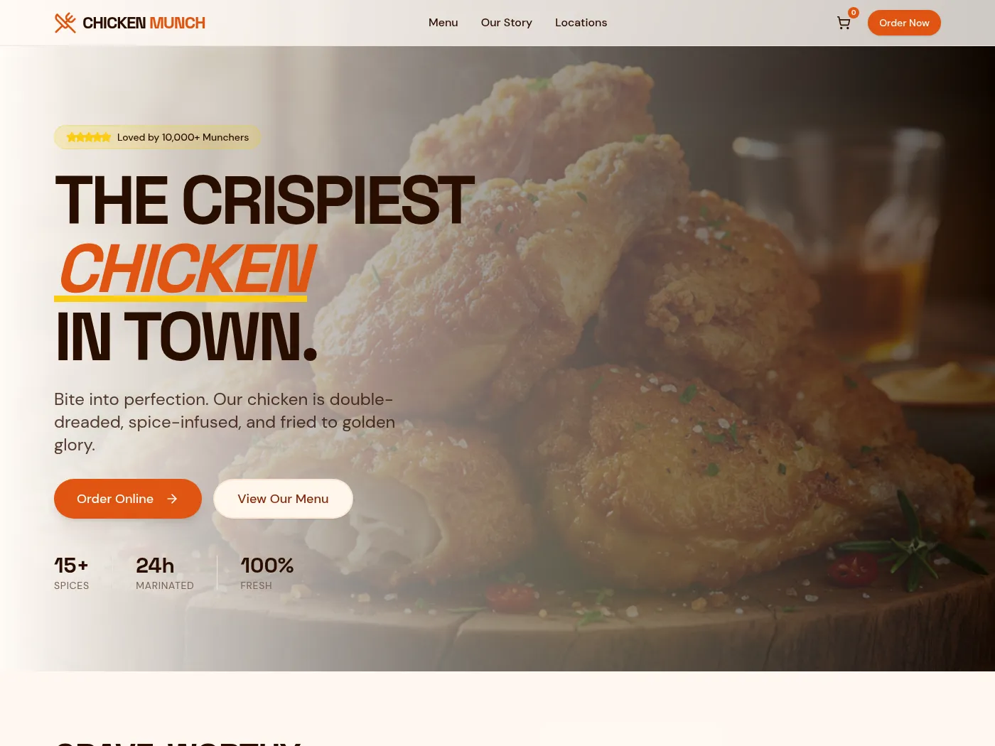 Chicken Munch Website