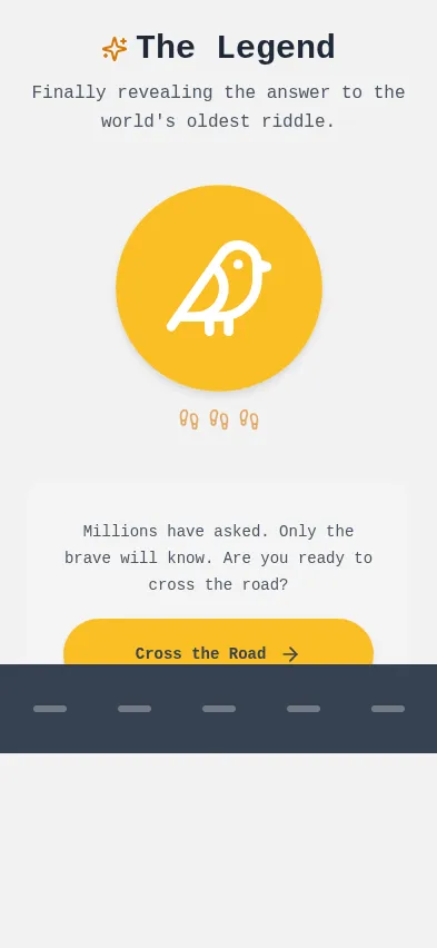 Chicken Road Riddle