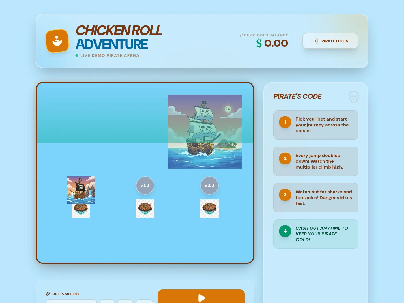 Chicken Roll Adventure