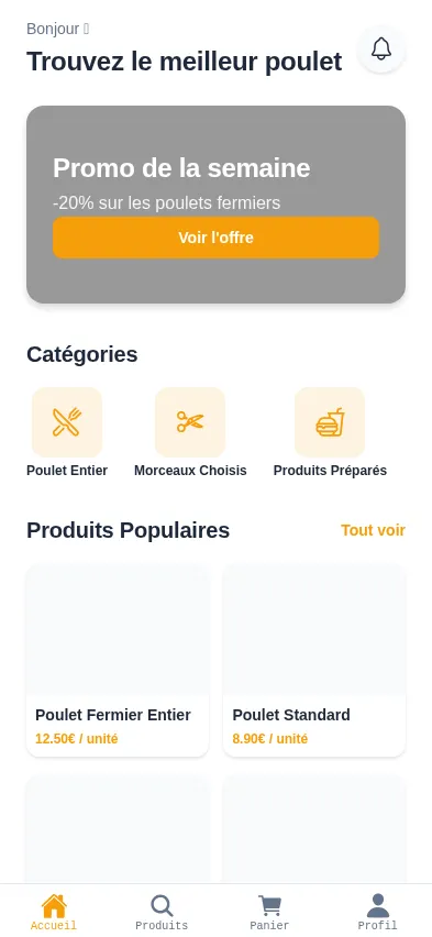Chicken Seller App