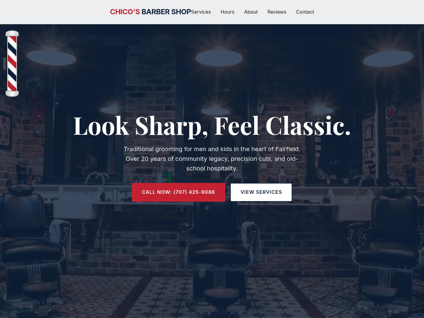 Chico's Barber Shop Site