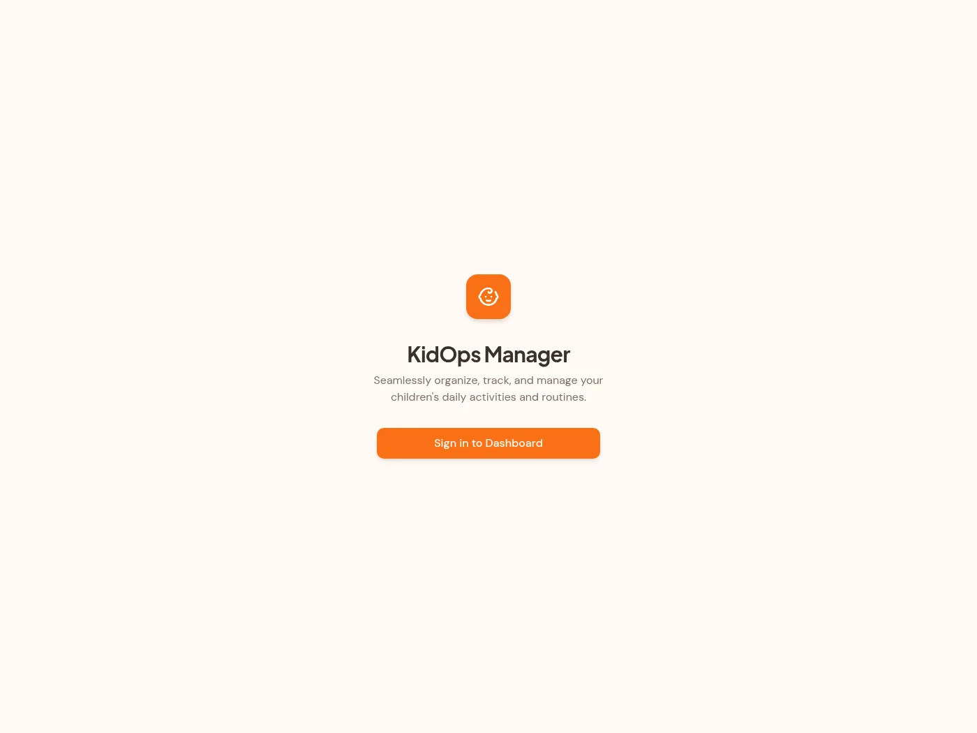 KidOps Manager