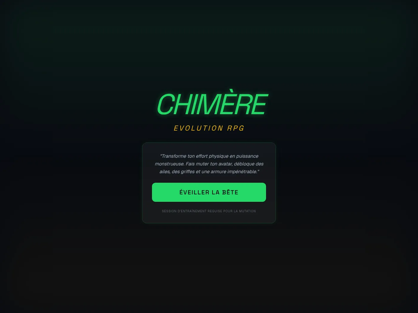 Chimera Fitness RPG